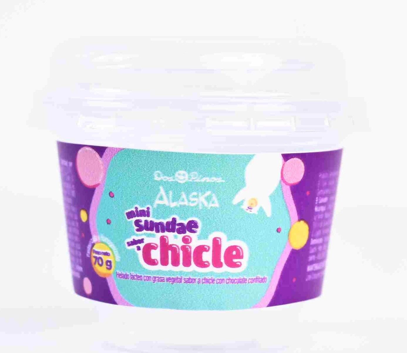 HELADO DOS PINOS ALASKA MINI SUNDAE 70.00 G-Palmares